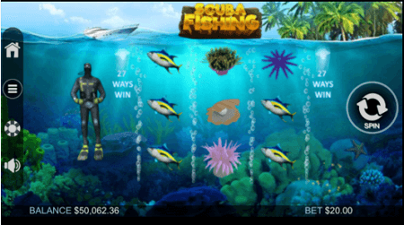 Scuba Fishing Slot Game - Realtime Gaming - Review & Rating