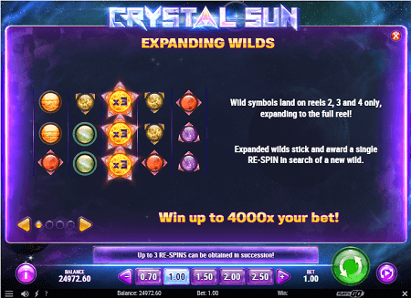 Crystal Sun Slot Game - Play'n Go - Review & Rating